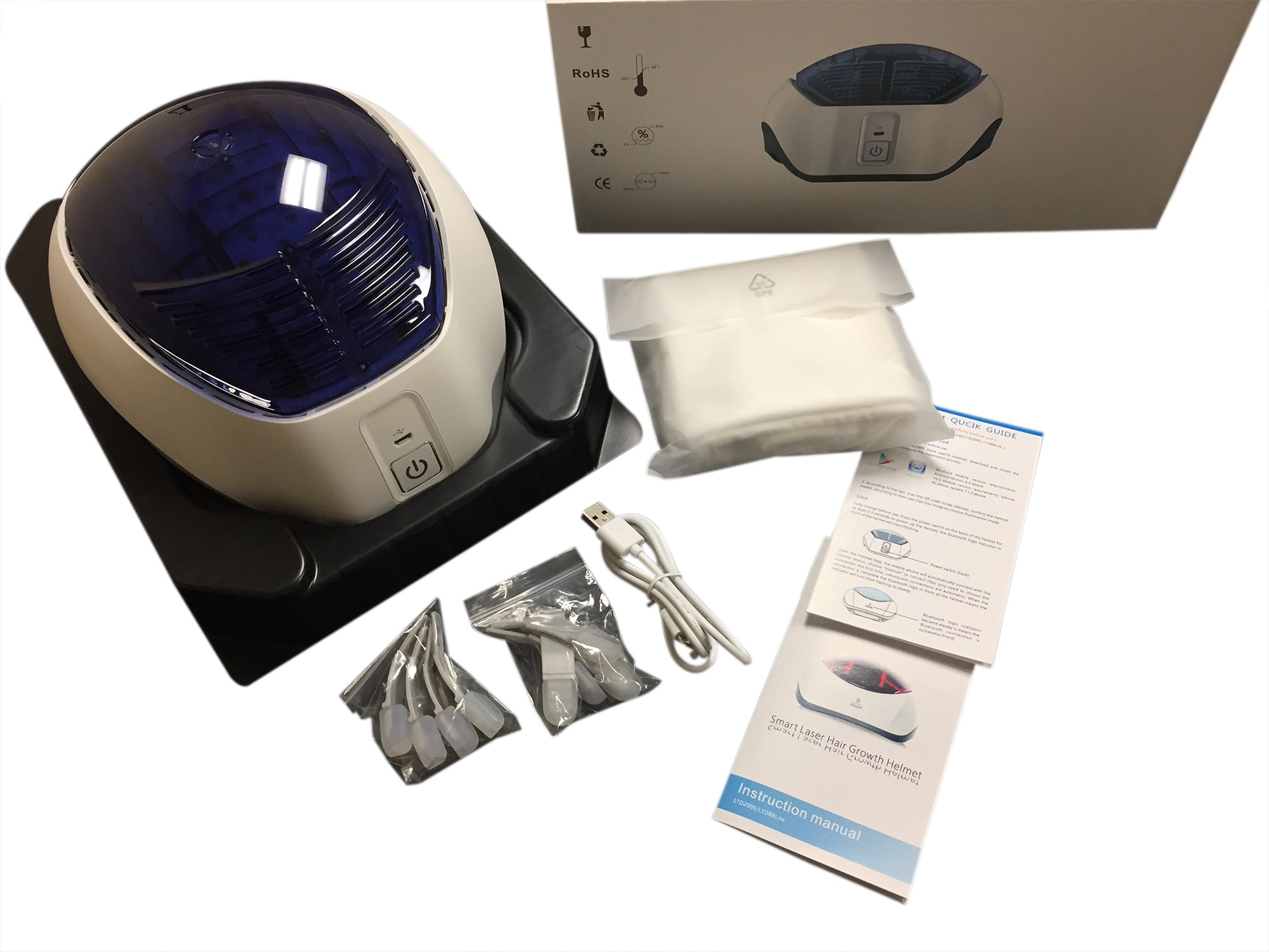 Hair Restoration Labs Low Level Laser Therapy 200 Diode Hair Loss ...
